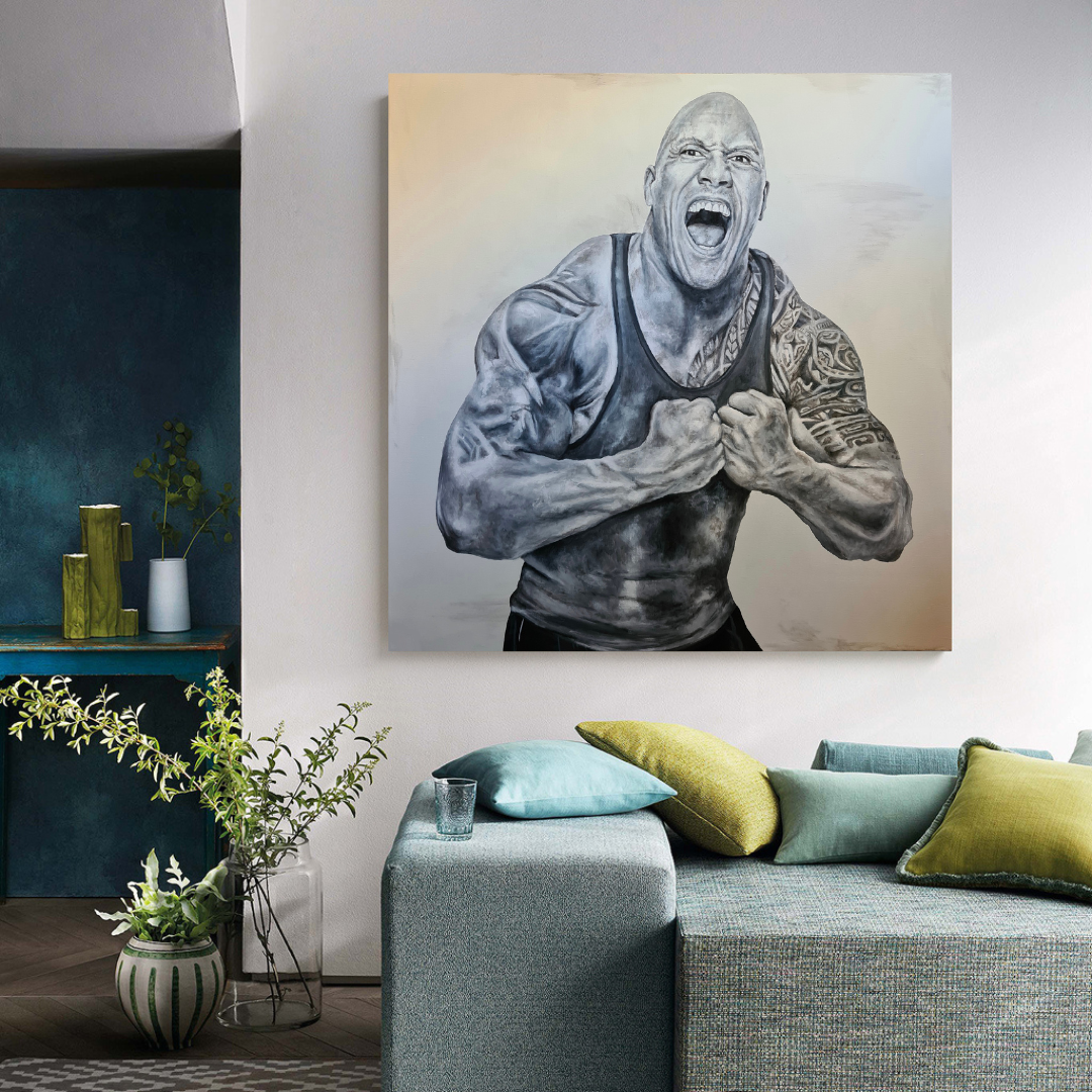 The Rock Johnson Original – Danielle's Artwork
