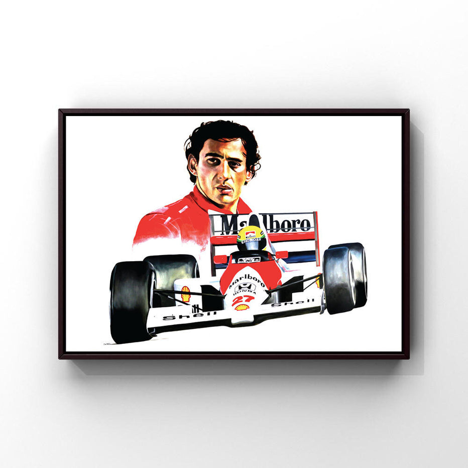 Ayrton Senna Print – Danielle's Artwork